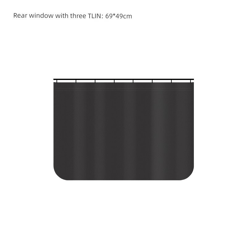 Солнцезащитная шторка для автомобиля со встроенной направляющей, специальная шторка для защиты от солнца и