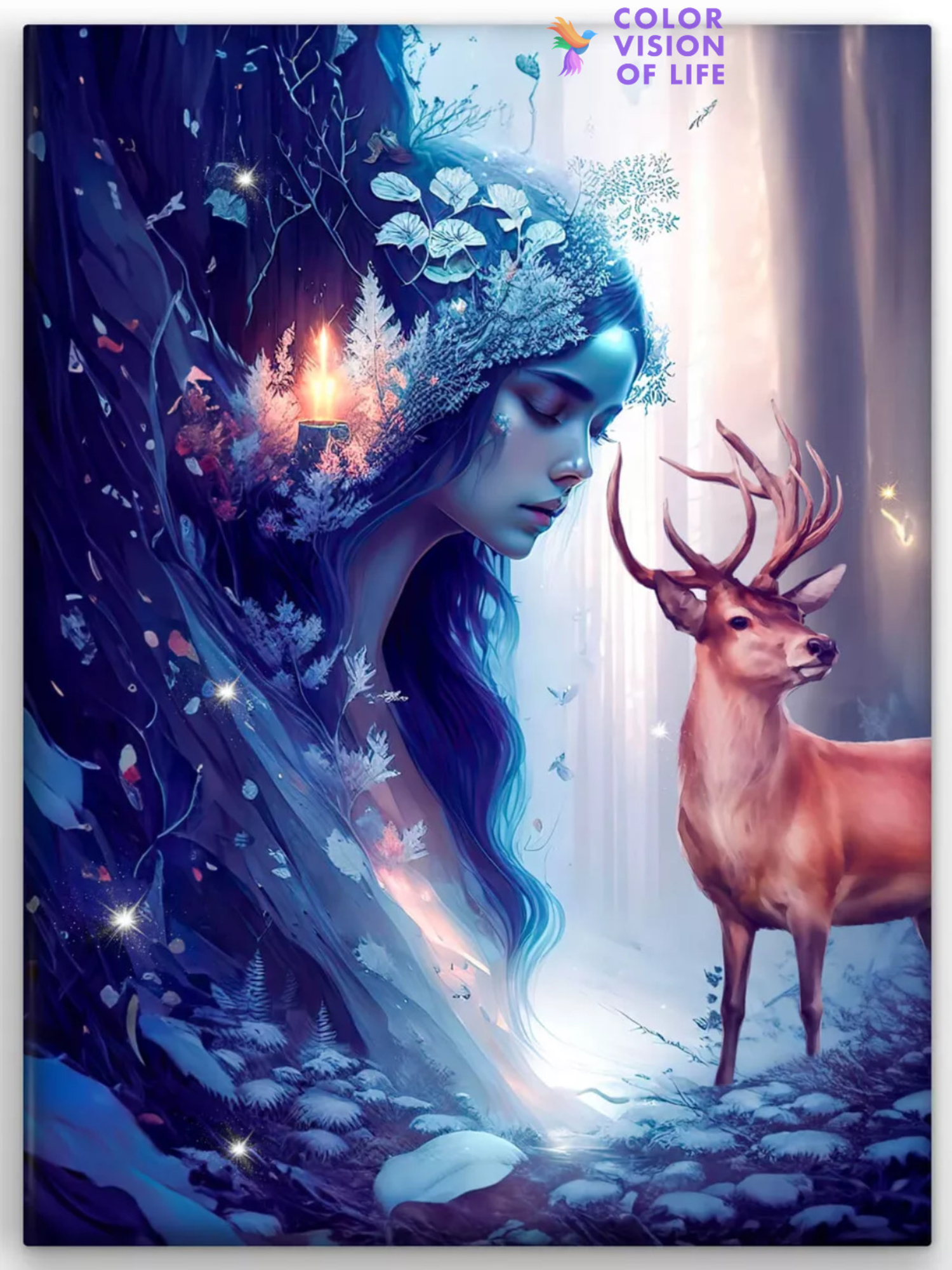 Алмазная мозаика на подрамнике 40х50/Фэнтези