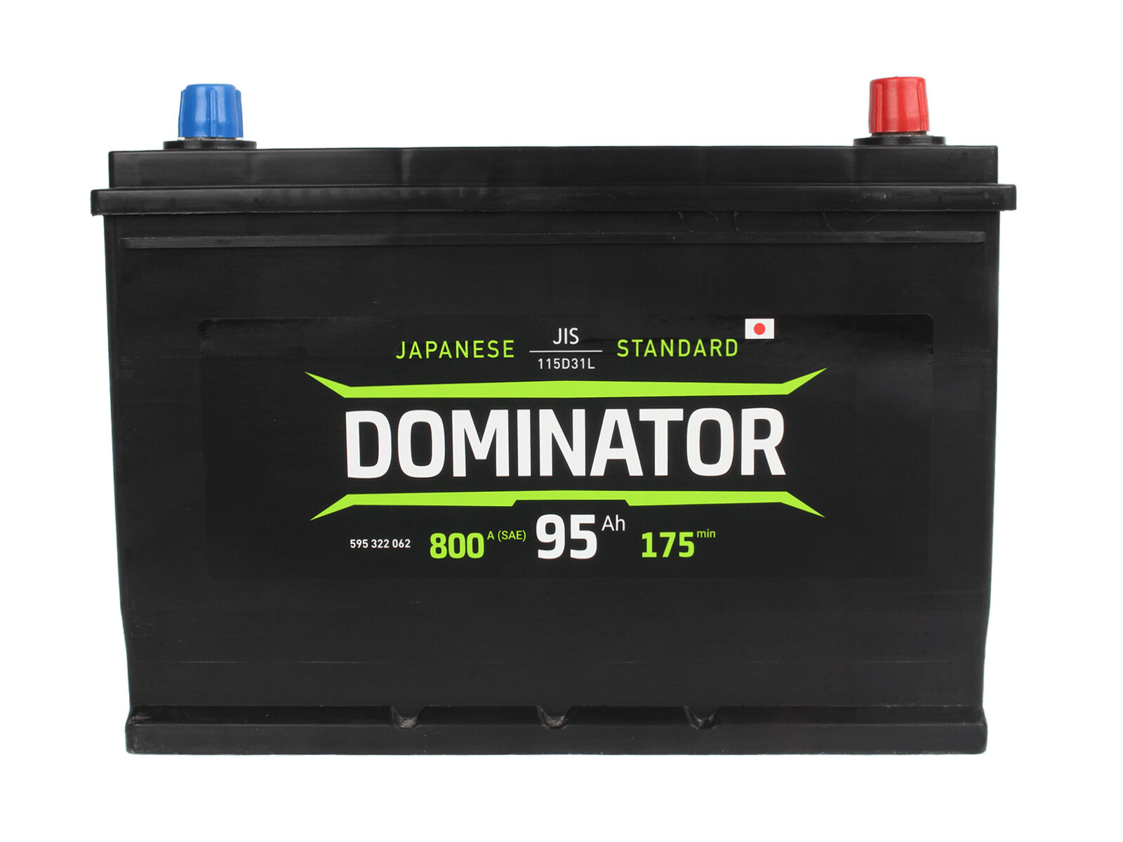 Аккумуляторная батарея DOMINATOR 115D31L 6СТ95 азия