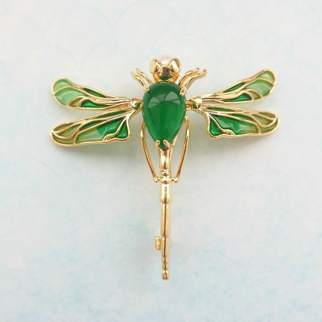 Брошь, жемчуг культивированный