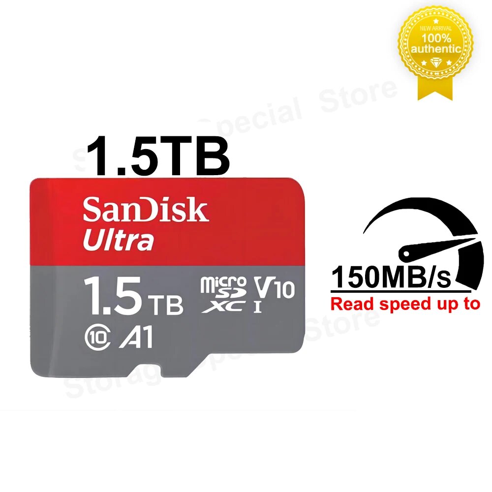 SanDisk Ultra 1.5 TB microSDXC карта памяти New- 1.5TB