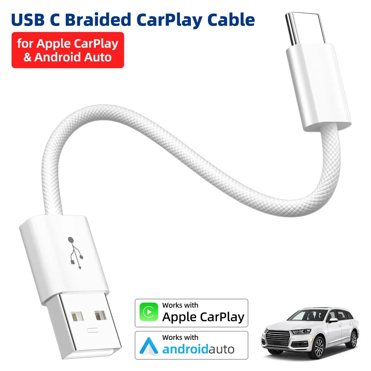 CarPlay/Android Auto кабель USB C — фото 1
