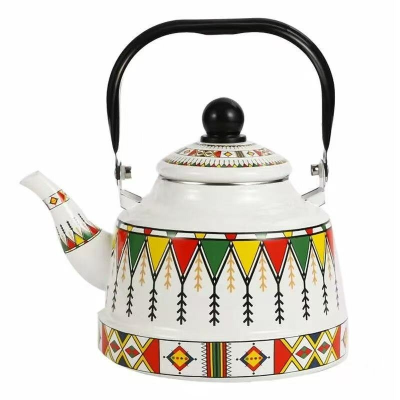 Эмалированный чайник, эмалированный чайный сервиз, кипяток, кухня 1,7 л