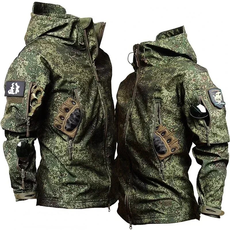 Мужская камуфляжная куртка RU Camo