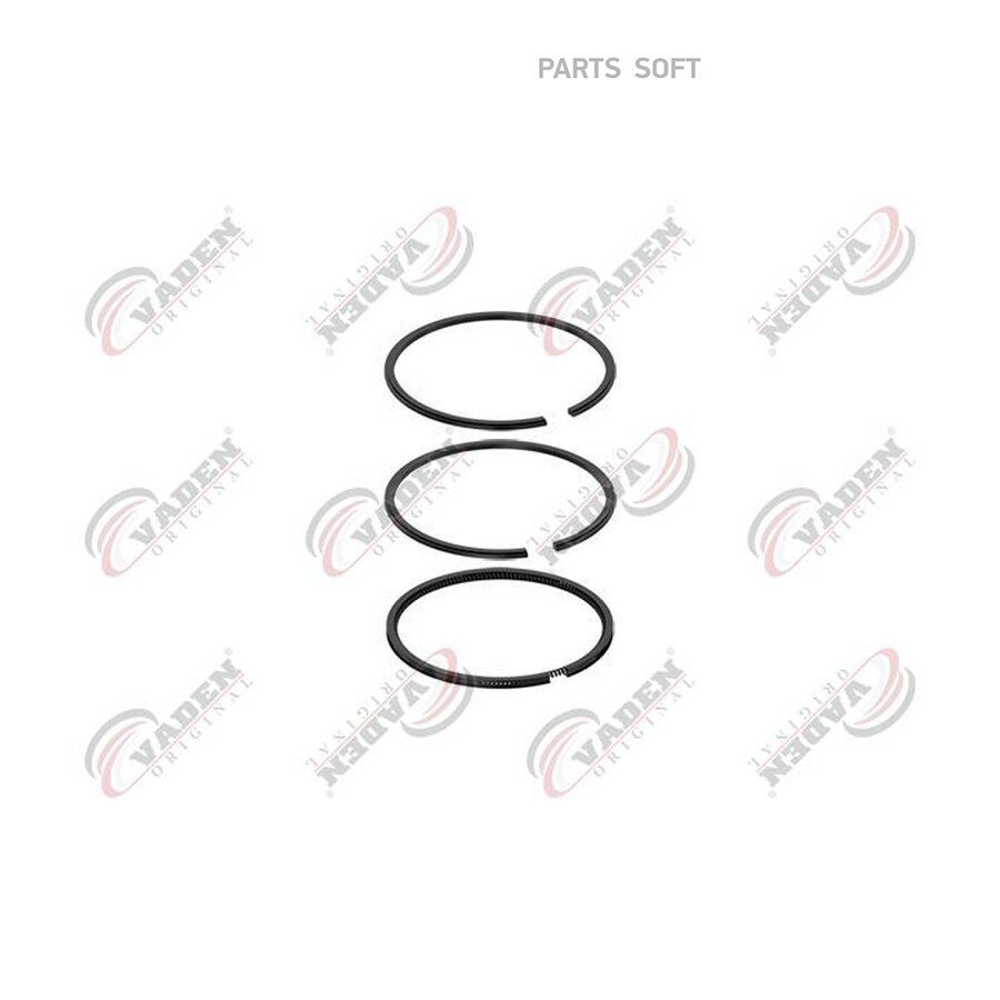 VADEN 861 202 Комплект поршневых колец компрессора D=86.00mm +0.50 (2.00x2.00x3.00mm) Scania, Iveco