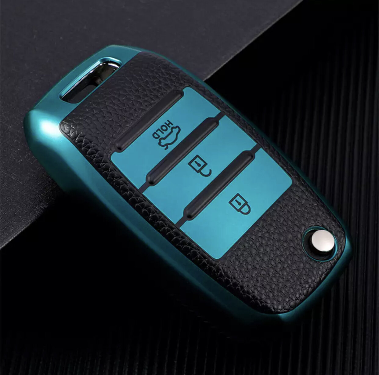 Чехол на ключ Kia / Киа TPU green