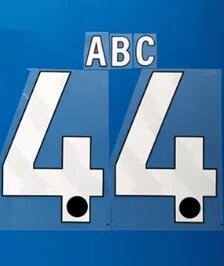 Наклейка ABC 44, цвет: Customize white