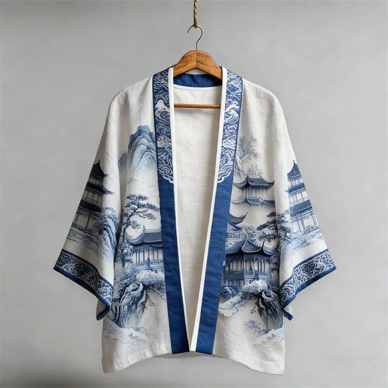 Женский кимоно кардиган японский стиль, M, kimono