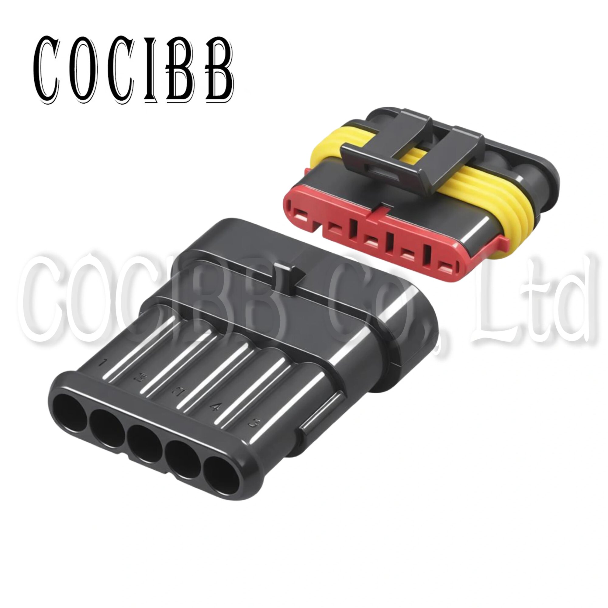 1 комплект 1, 2, 3, 4 5 6-контактный разъем Super Seal AMP, электрический разъем, 1 Set 5 Pin
