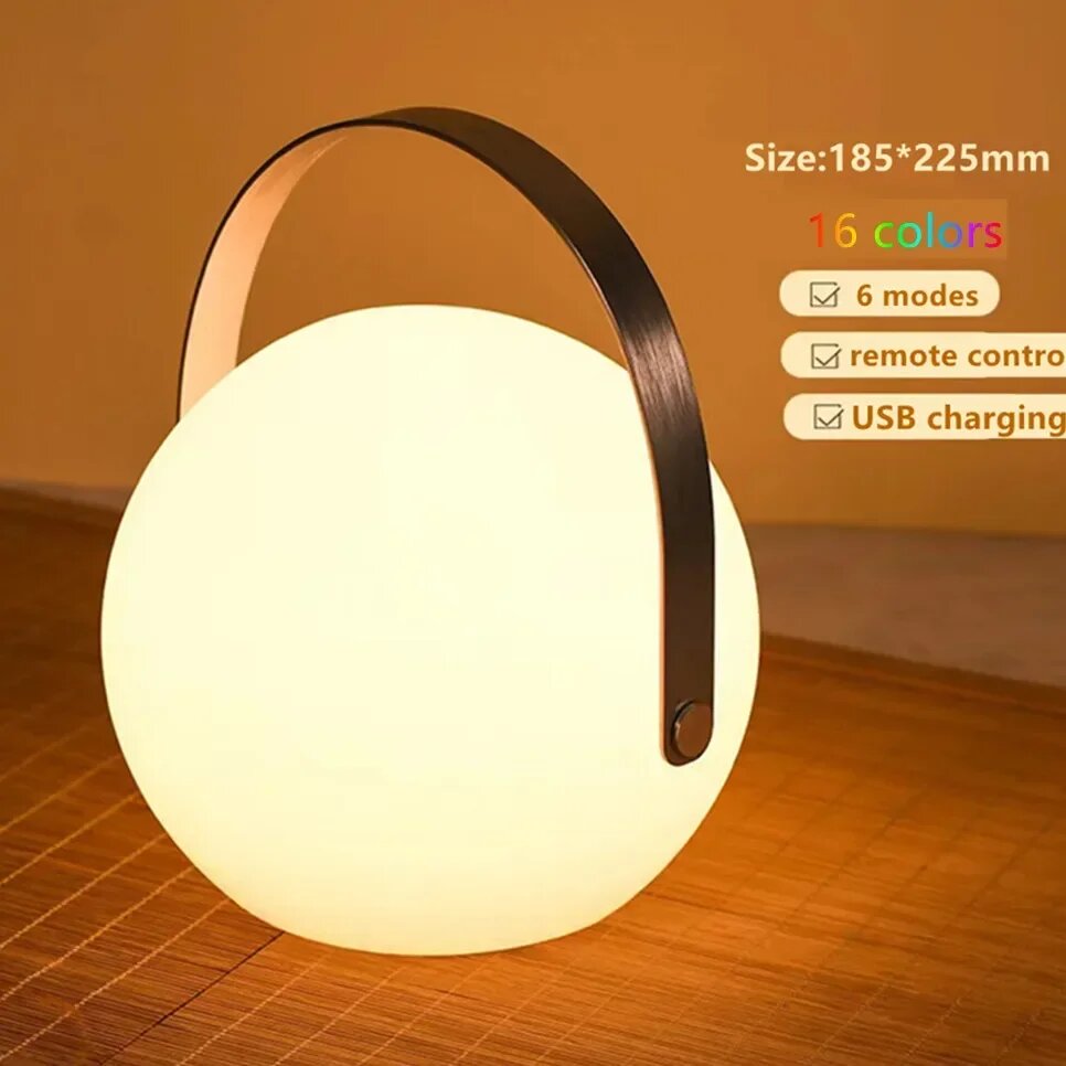 Портативная RGB LED лампа Tuya для кемпинга C-No Tuya APP