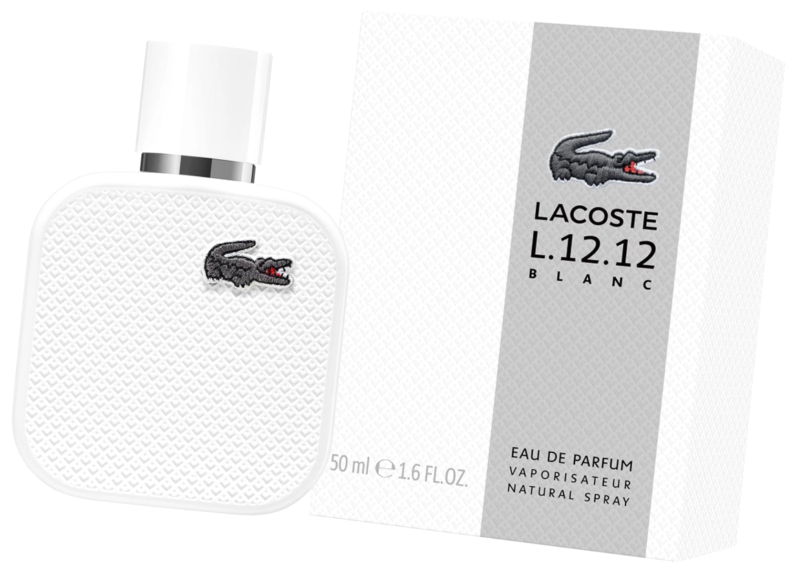Lacoste Eau De Lacoste L 12.12 Blanc Pure парфюм мужской 50 мл - Лакост Л 12 12 Бланк Пьюр