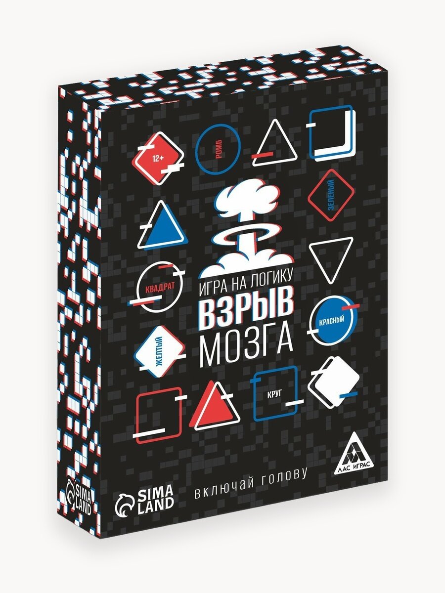 Карточная игра на логику Лас Играс "Взрыв мозга", 60 карт, 12+