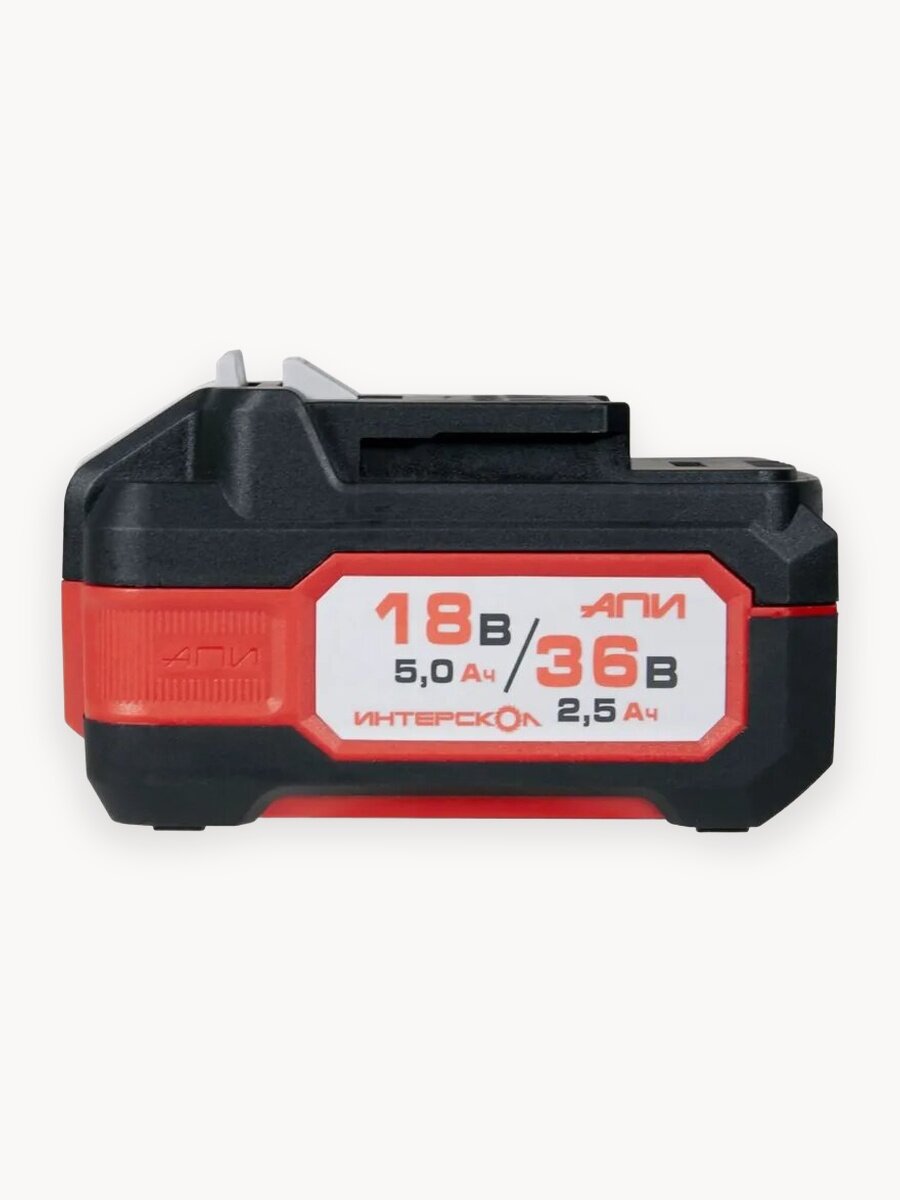 Аккумуляторный слайдерный блок ИНТЕРСКОЛ АПИ-5(2,5)/18(36)И, Li-Ion, 18/36 В, 5/2.5 Ач, 1 шт. (2400.205)