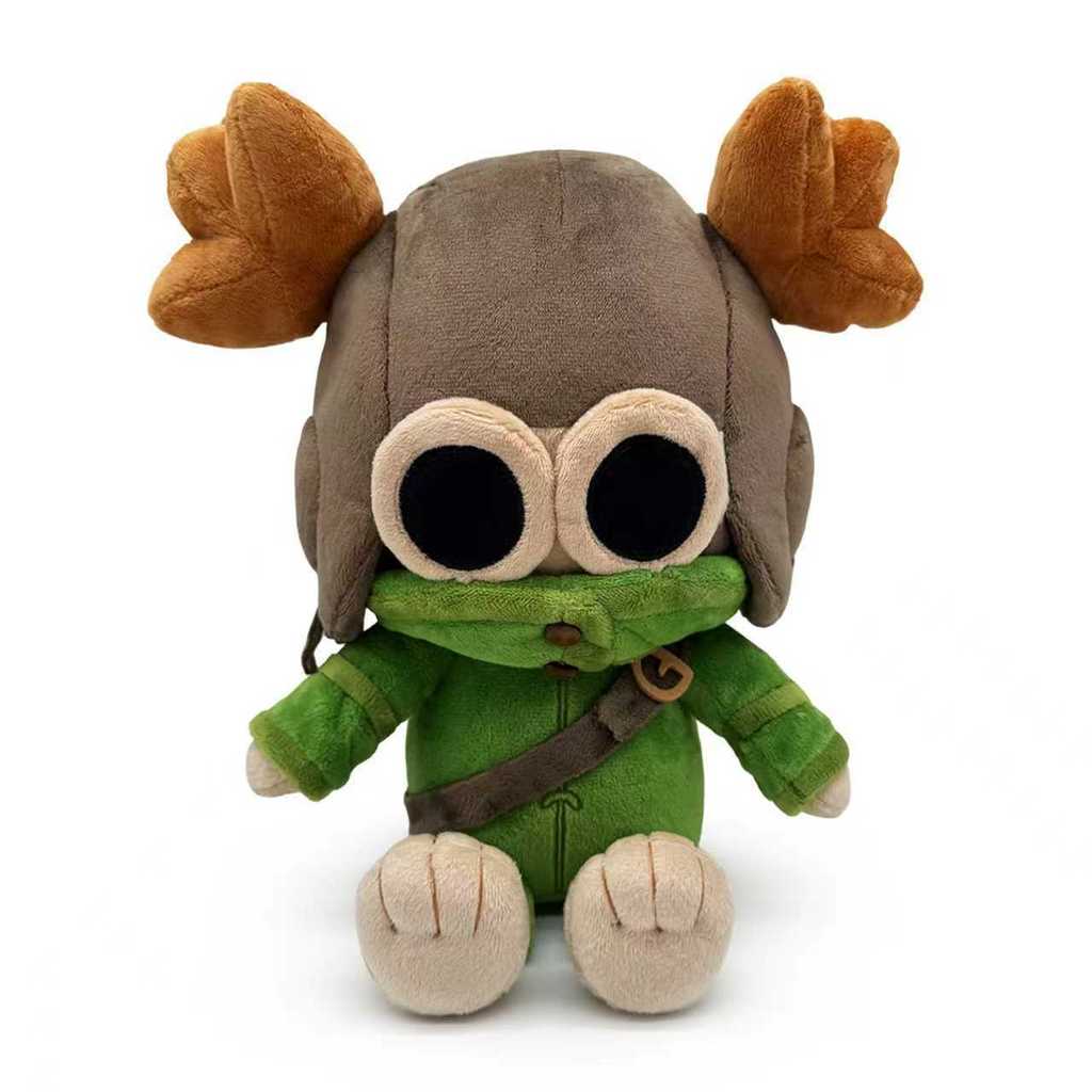 Little nightmares iii tiger plush doll with eco friendly filling for kids and collecting, green
