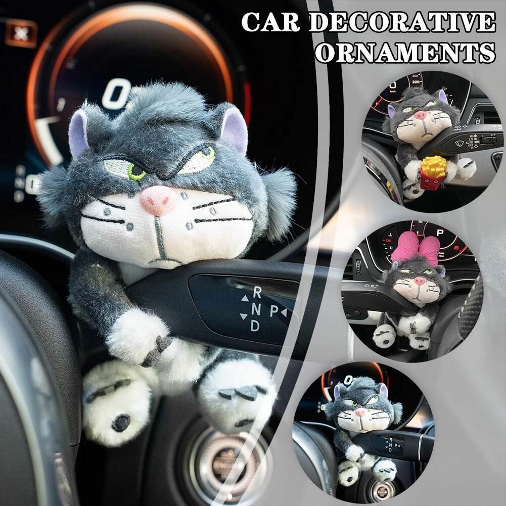 Милая плюшевая кукла-свинья, украшения для автомобиля, Плюшевые игрушки, аксессуар для переключателя поворотников