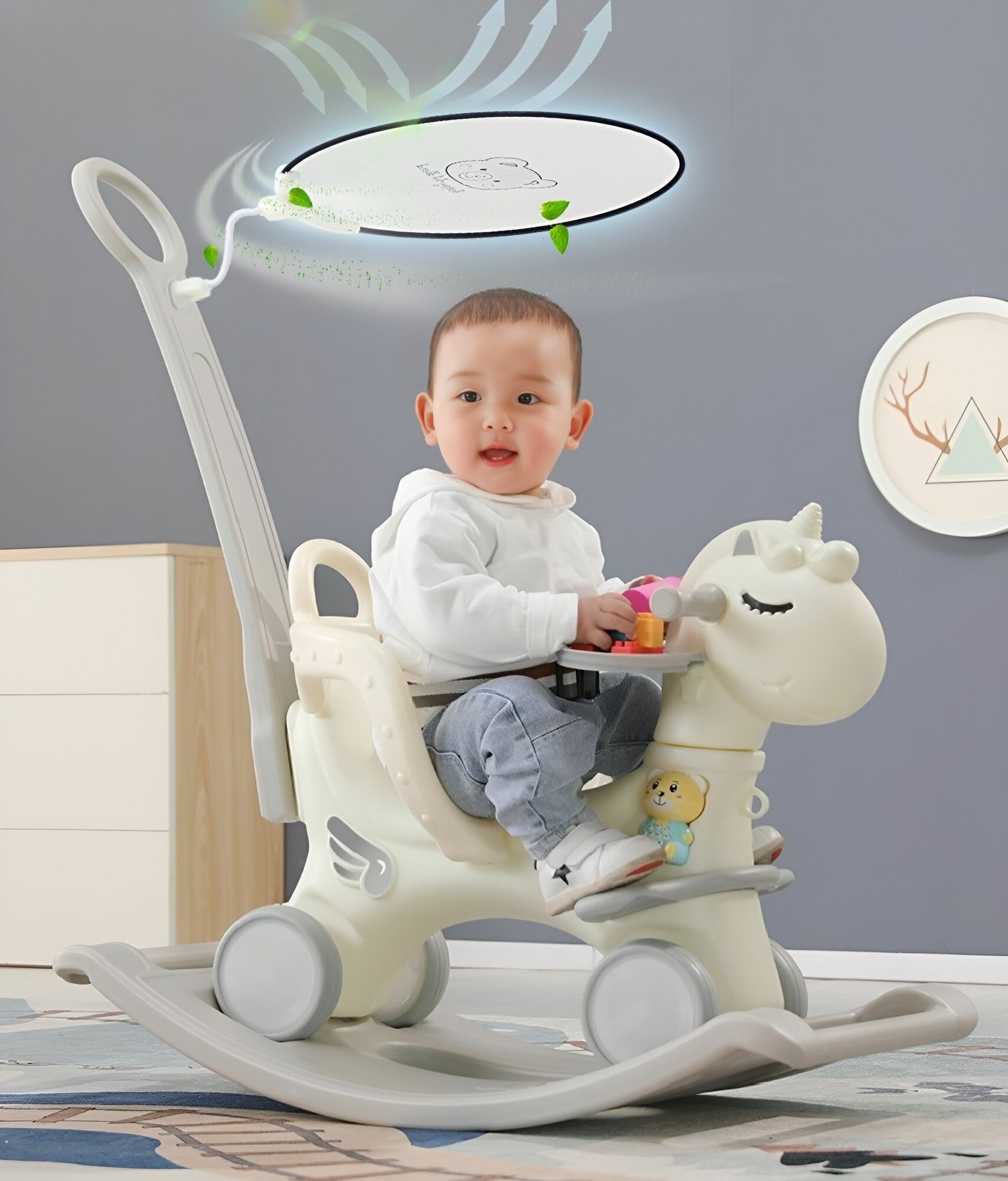 Троянский конь для детей, коляска для детей, коляска для детей, детская игрушечная коляска.