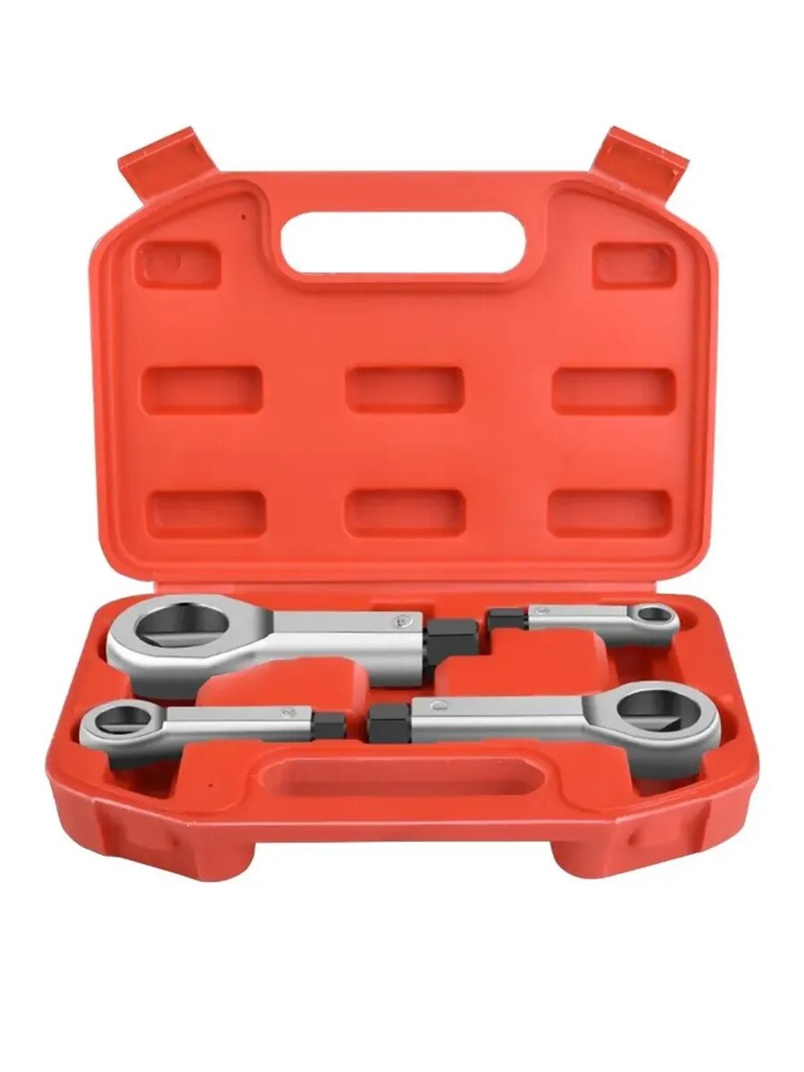 Набор - гайколом и гайкорез универсальный усиленный 4шт в кейсе