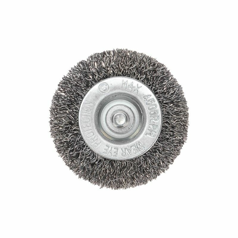 Щетка дисковая для дрели, витая стальная проволока, 50мм KRANZ