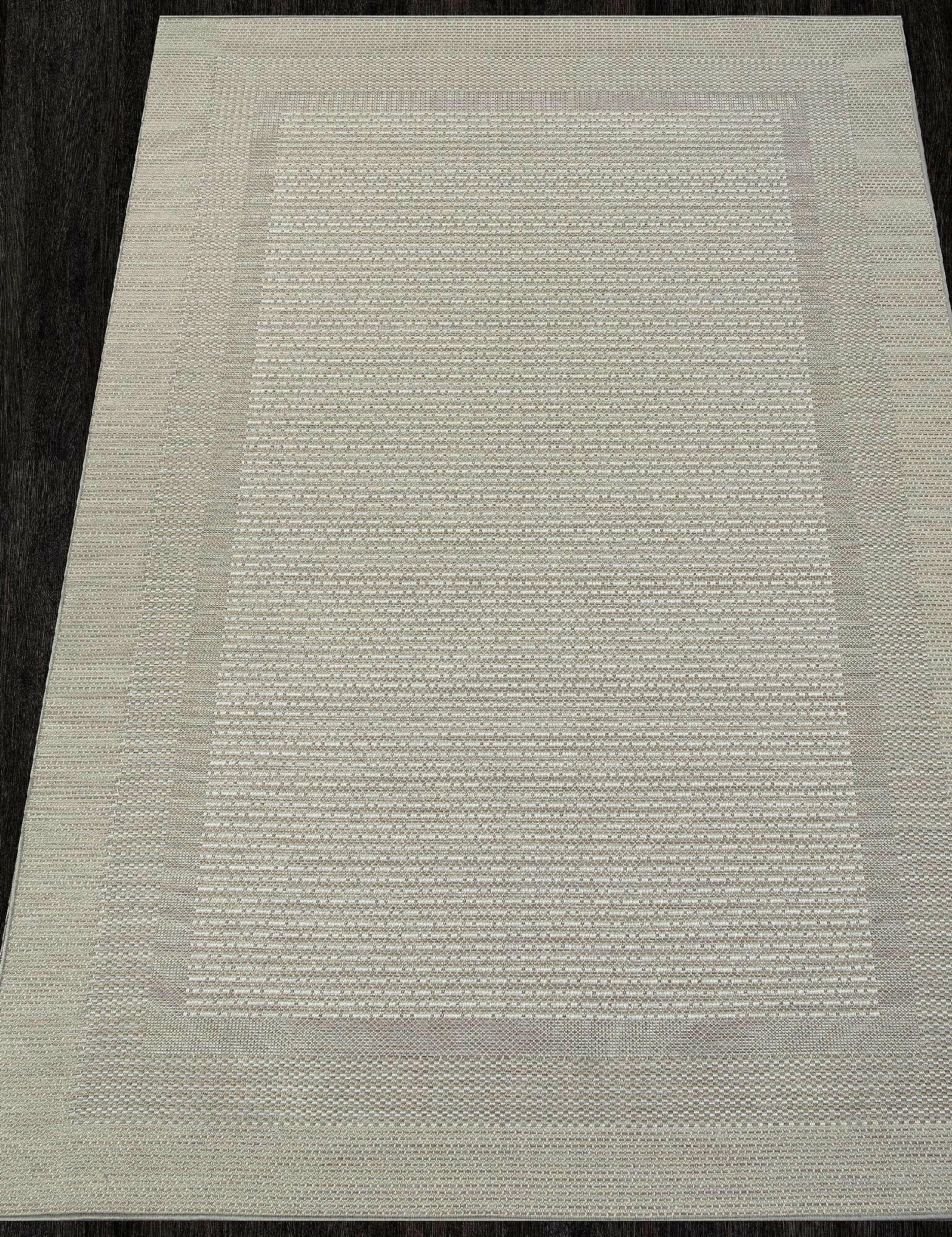 Ковер циновка на пол на кухню в гостиную 200х290 см бежевый современный безворсовой 339179 KoverVDom