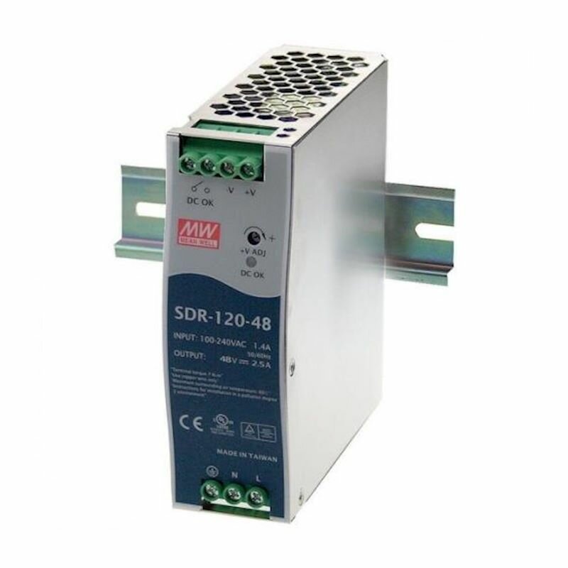Источник питания AC-DC на DIN-рейку Mean Well SDR-120-48