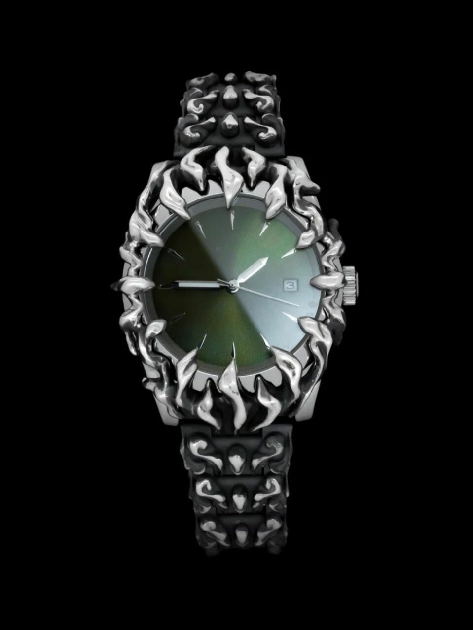 Ретро-стиль y2k; оригинальные часы с когтями; часы особой формы высокого класса