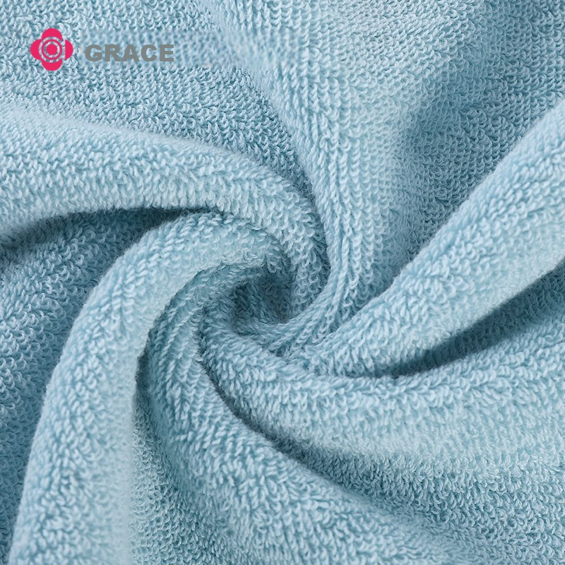 Grace A-Class Square Towels 4-Pack, Pure Cotton Soft Absorbent Hand Towels, Baby Children's Thick Face Towels, 55G/piece