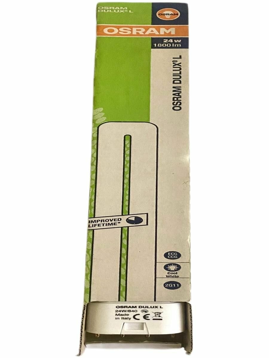 Osram Лампочка Dulux L 2G11 24w 4Pin 4000k 1800lm(2 штуки в комплекте)