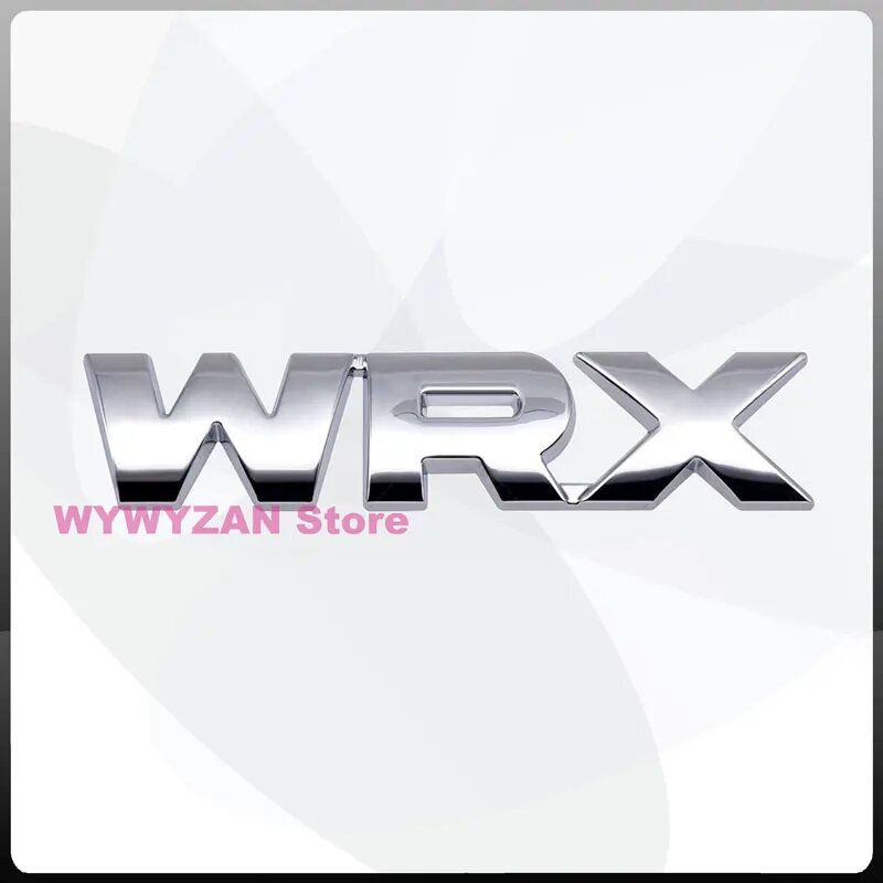 Эмблема WRX, металлическая наклейка на корпус автомобиля, передний и задний значок для Subaru Legacy Impreza, WRX, Tiagra Forester, SJ, Levorg, аксессуары STI NO 6