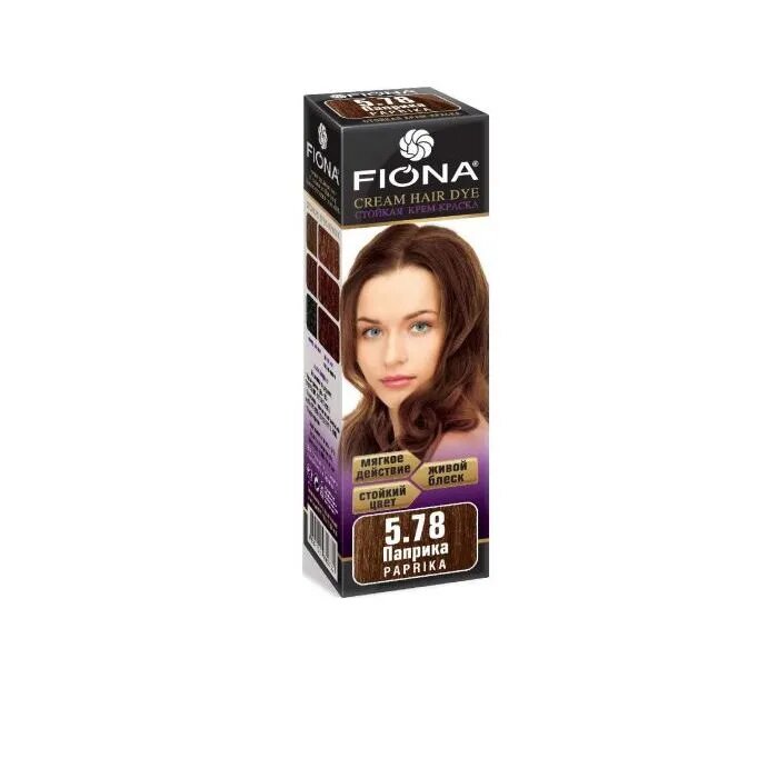 Крем-краска Fiona Паприка, тон 5.78/6578