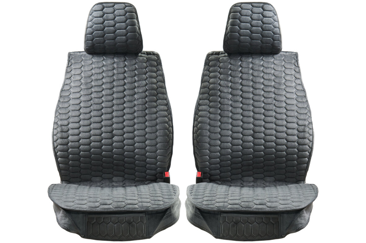 Накидка Seintex велюр Classic (серый)