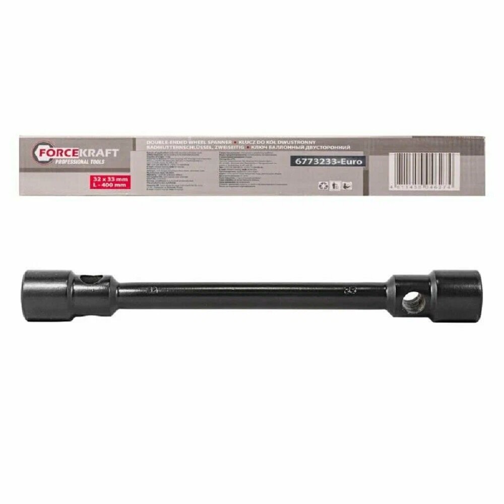 Баллонный ключ ForceKraft FK-6773233, хромованаддиевая сталь, длина 42 см