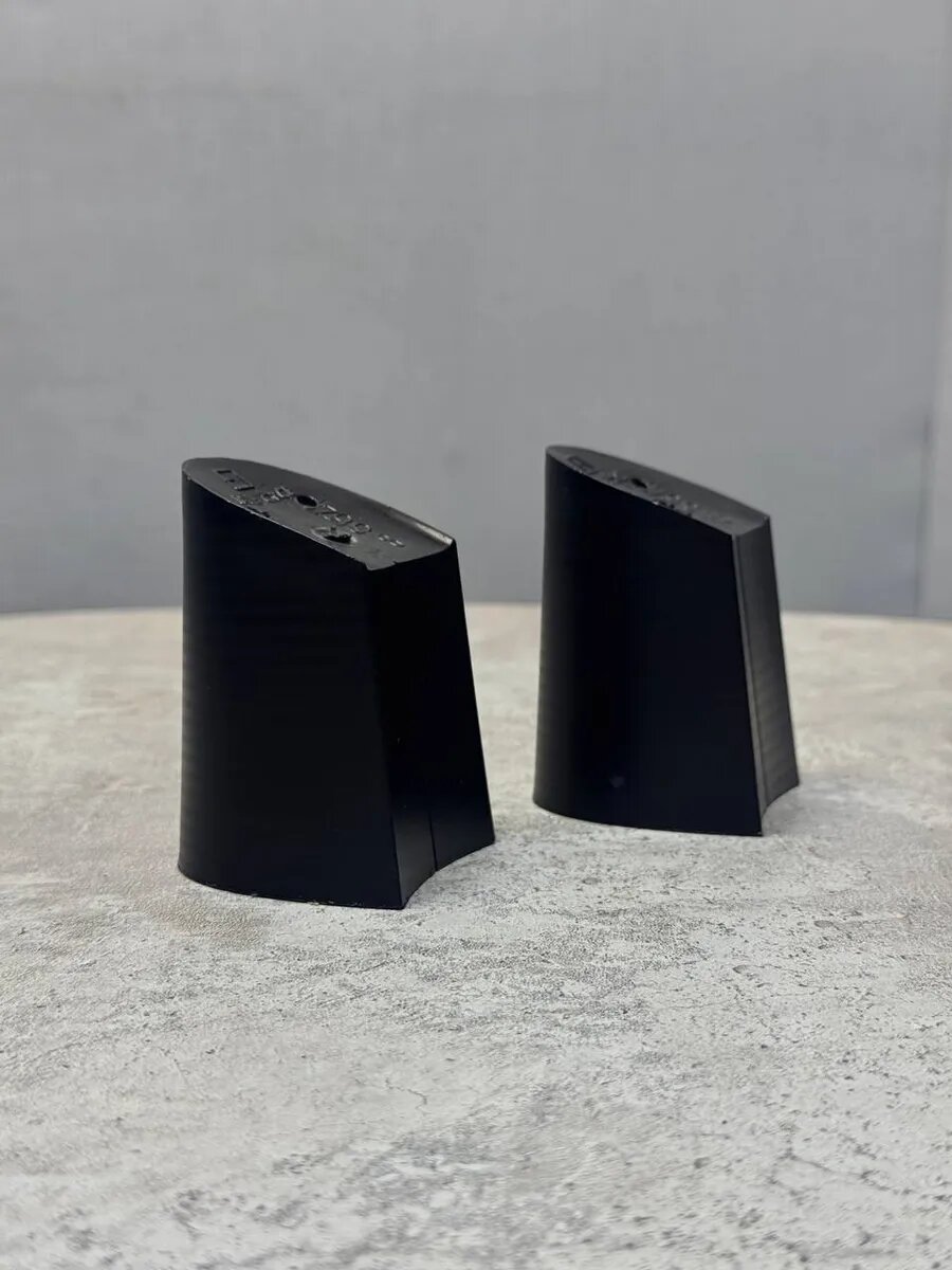 Каблуки для ремонта Fatih Okçe "Ремонт обуви", ABS-пластик, черный