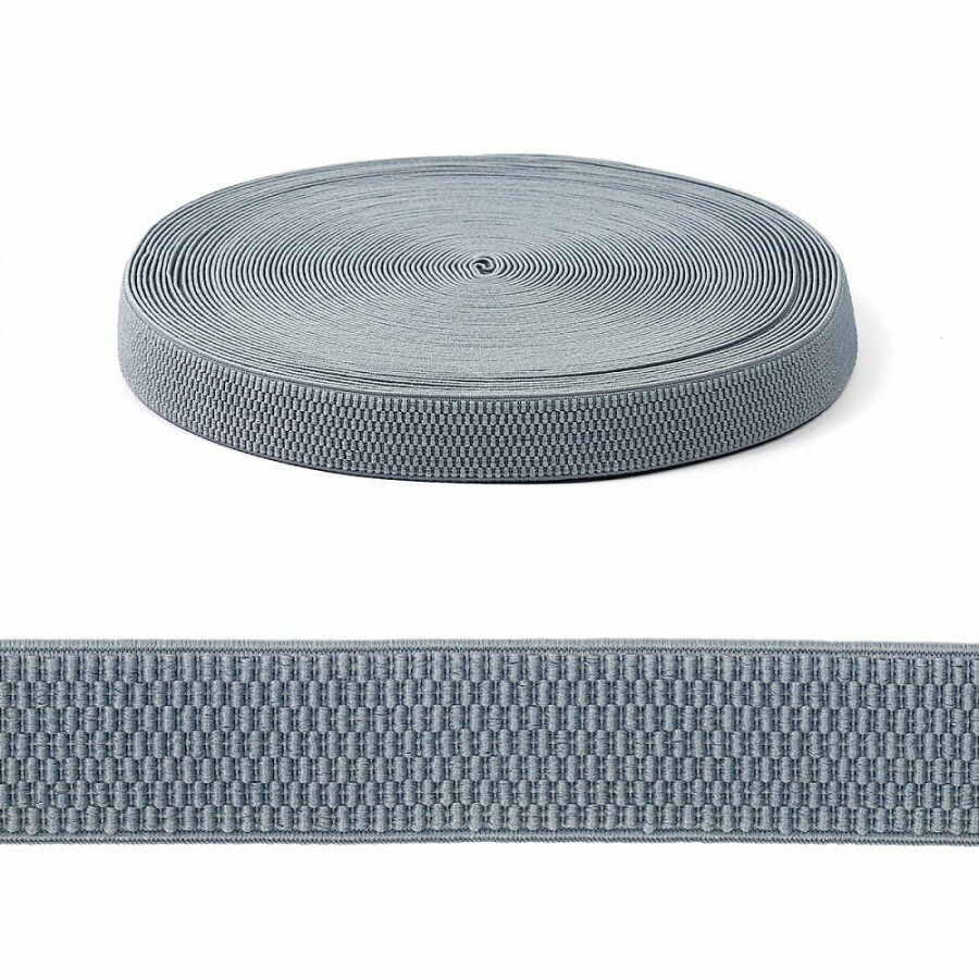 Резинка TBY помочная Ультра 25мм F310 серый рул.25м