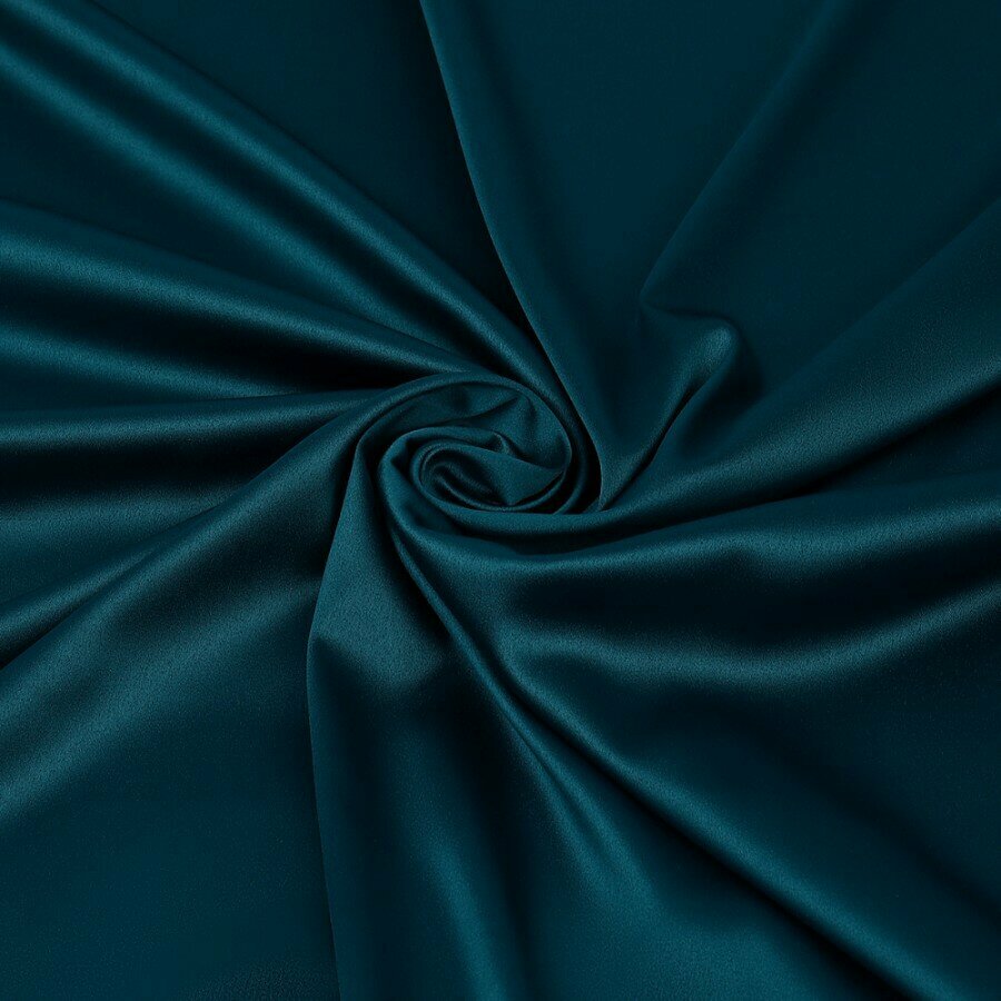 Ткань Атлас стрейч для нижнего белья 0180 107г/м² шир.125см цв.2063(07) атлантическая глубина, уп.1м