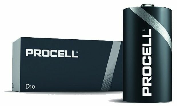 Батарейка DURACELL PROCELL LR20 D, 10 штук (10 штук в одной упаковке)