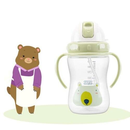 Детская бутылочка Tritan Детская питьевая вода Sippy Тренировочный кубок Детский кубок Научиться пить детское молоко Бутылка соломинка