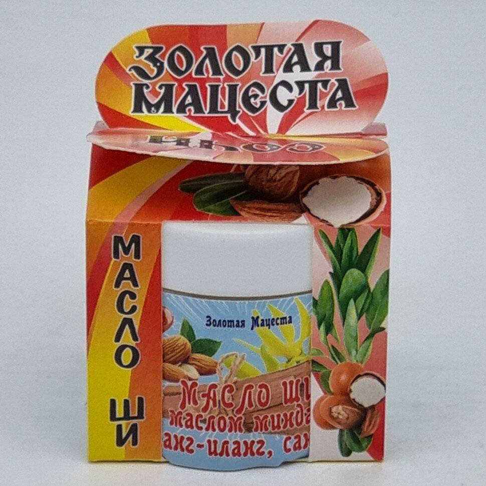 Масло ШИ с маслом миндаля, иланг-иланг, сандала ЗМ 50мл