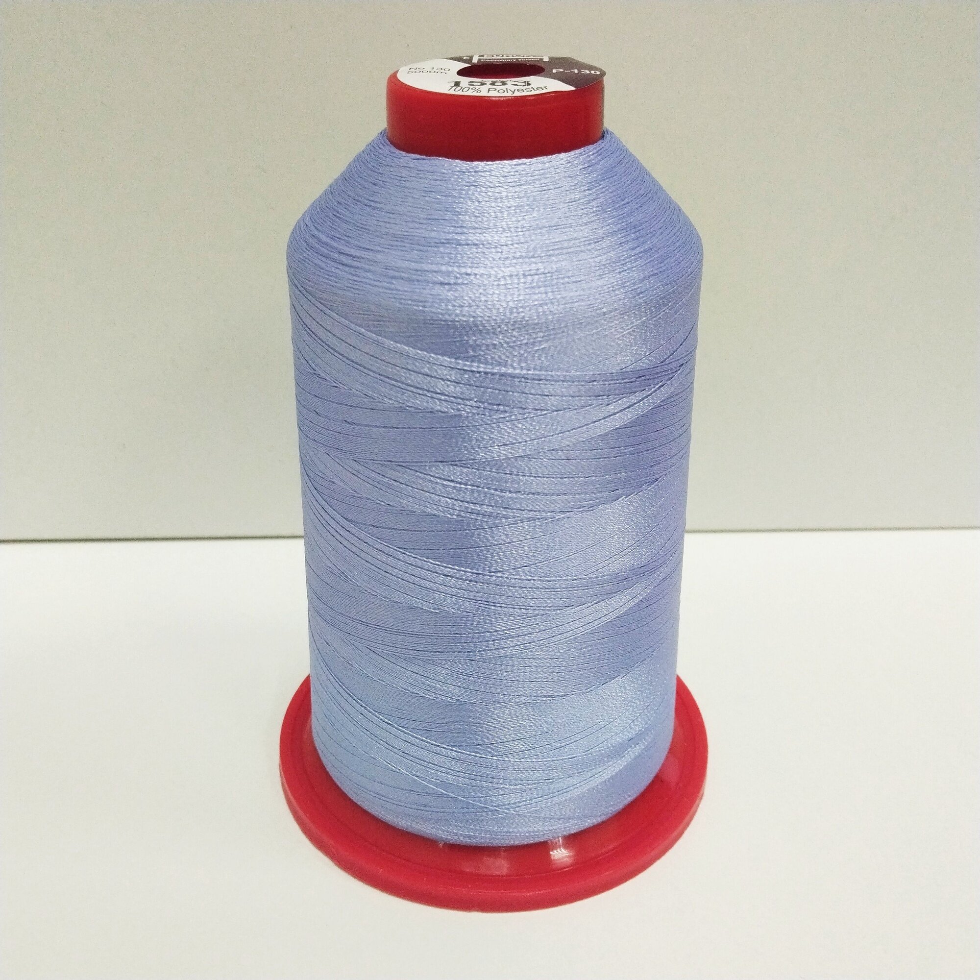 Нитки вышивальные Euron Р-130 №130 5000м, полиэстер, Цвет-1583 голубой