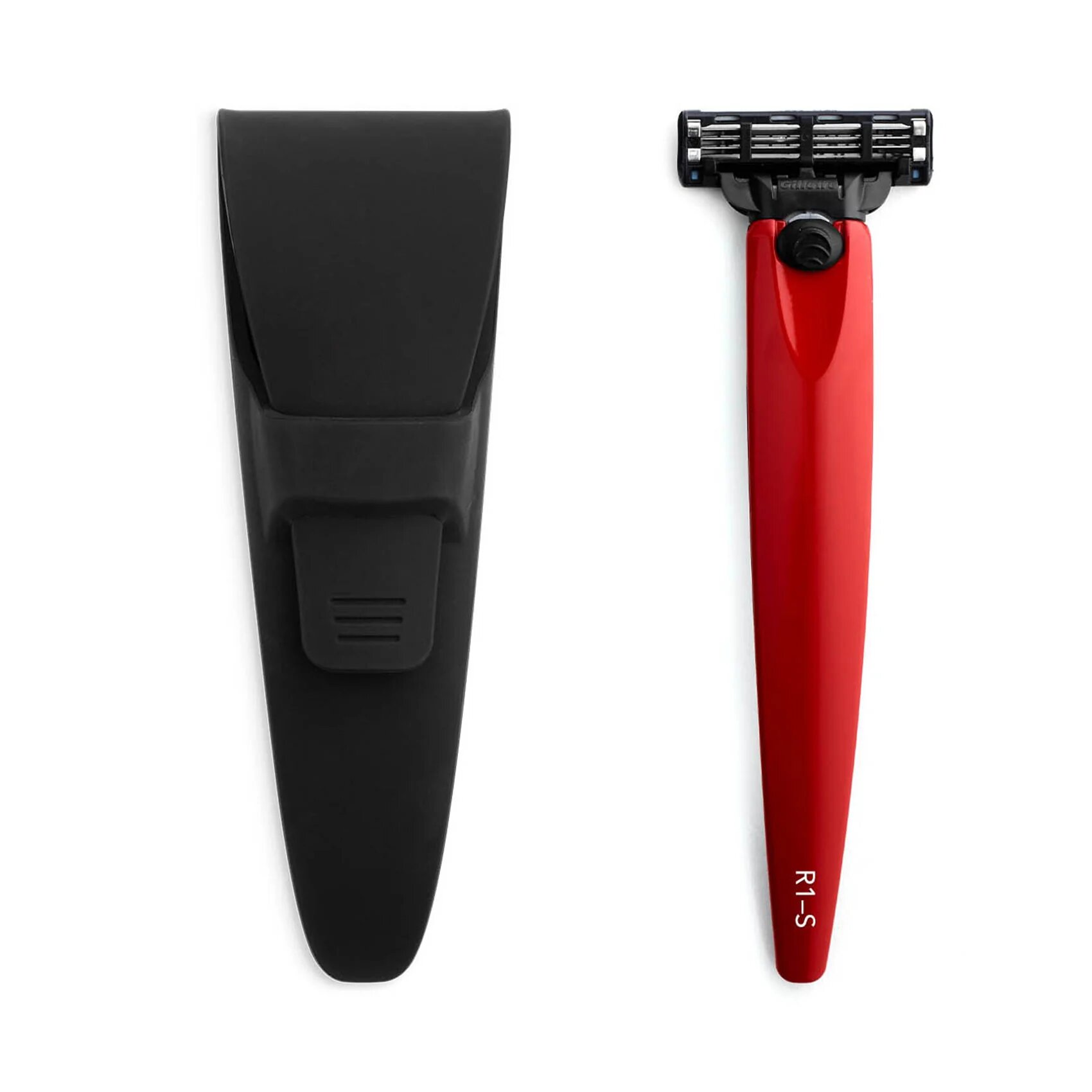 Набор бритва Bolin Webb R1 красная + дорожный чехол (BW-R1-SET-CASE-RED)