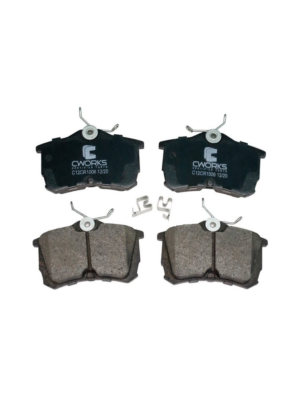 Колодки тормозные задние (Low Metallic) CWORKS C12CR1006