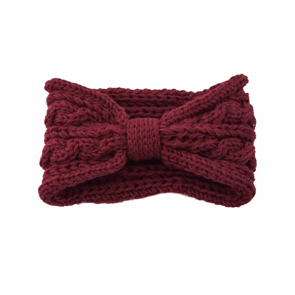 Лента для волос шерстяные вязаные аксессуары для волос повязка на голову