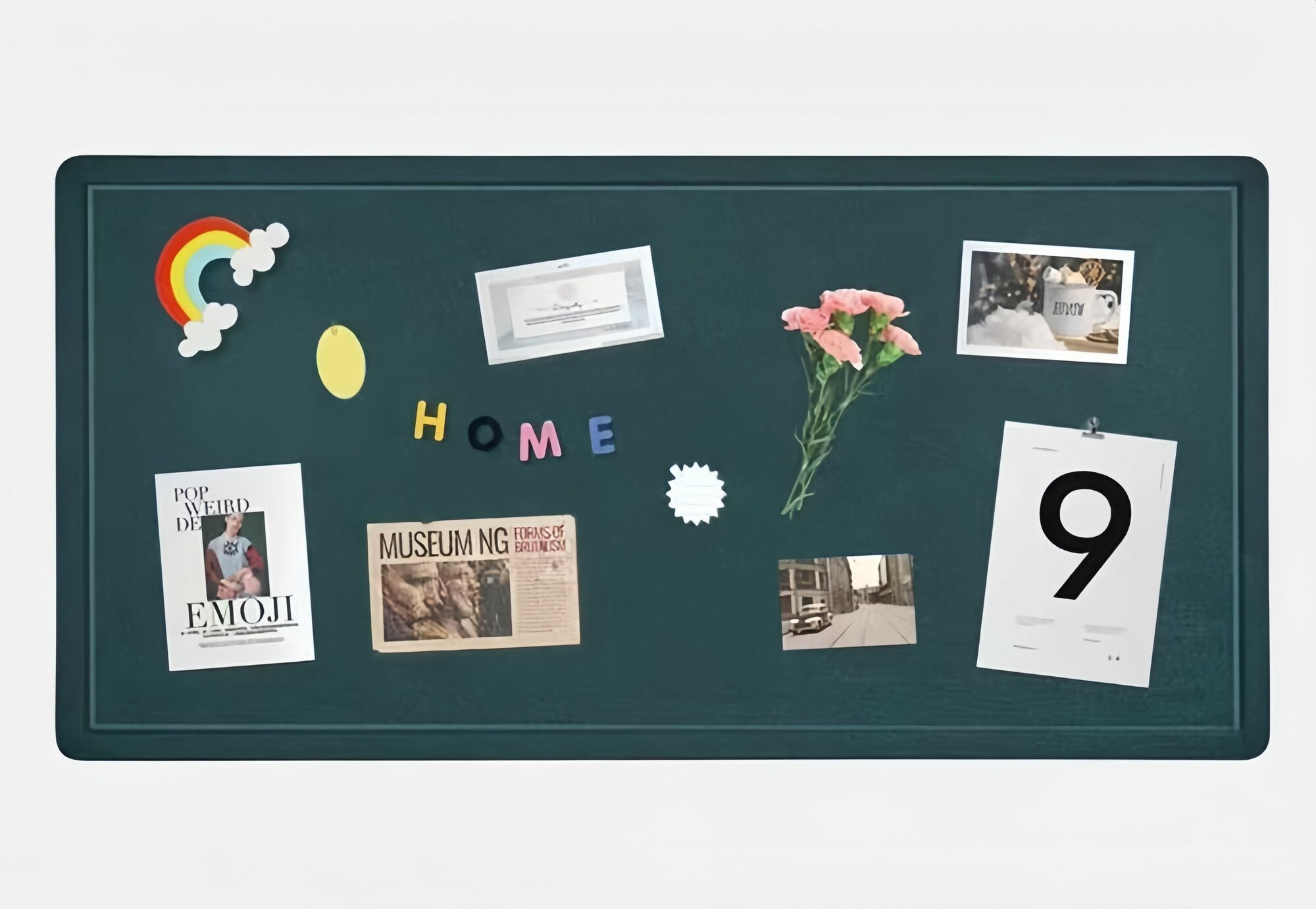 Доска для заметок на стену из войлока, мудборд на стену, НЕ пробковая доска для фото