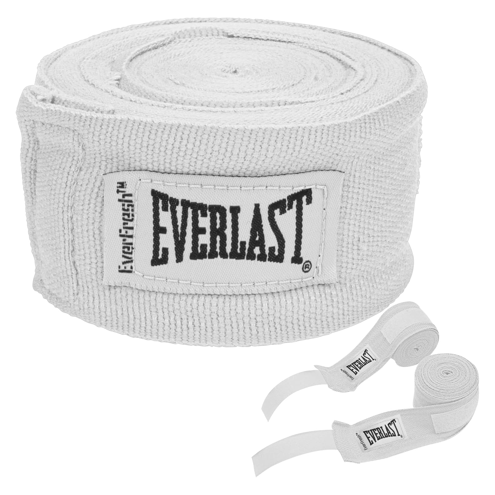 Бинты боксерские защитные Everlast Pro Style белые, длина 4,55 м