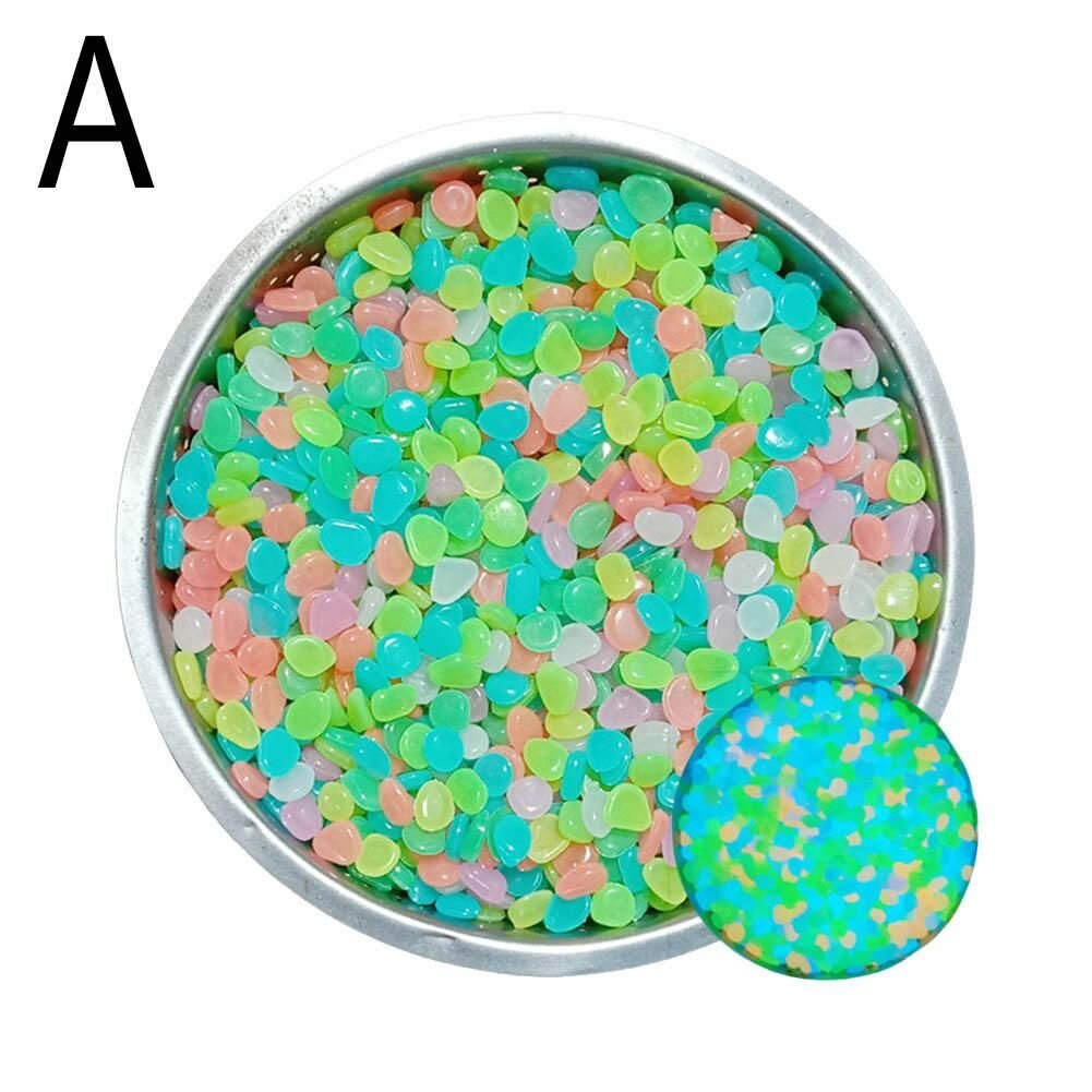 Светящиеся камни - декоративные кристаллы для аквариума, цветов, сада и декора ваз