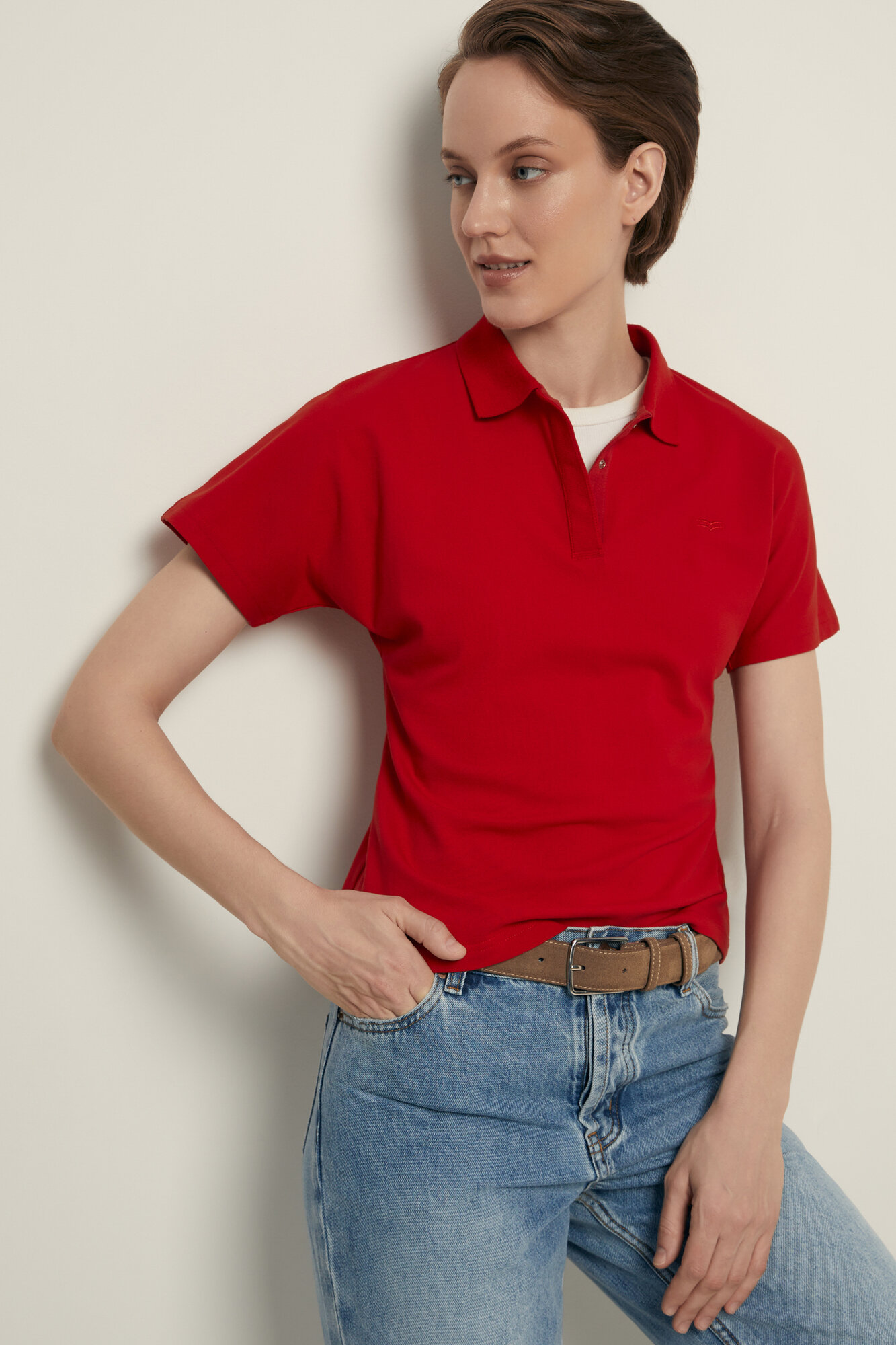 Поло с коротким рукавом