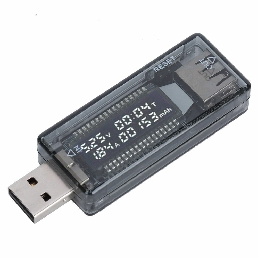 USB-тестер Вольтметр Амперметр Мощность/емкость/мобильный инструмент для тестирования мощности настенных зарядных устройств