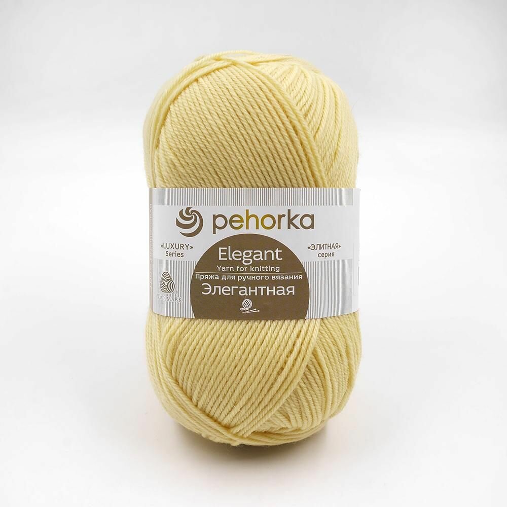 Пряжа Пехорка Элегантная 70 ананас (100г/250м, упаковка 5 мотков)