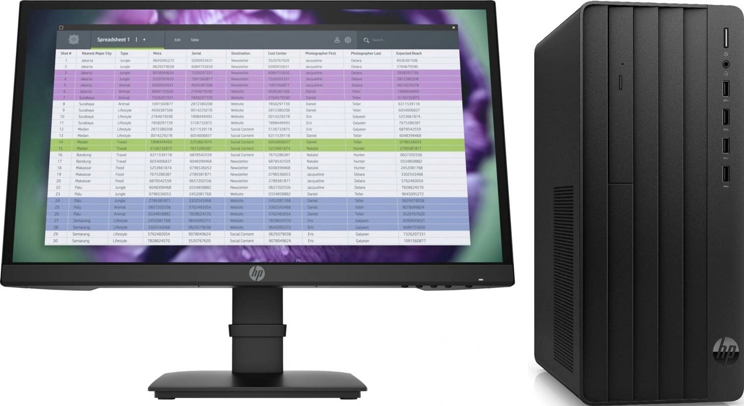 Комплект HP 290 G9 MT, i5 12500 (3), 8Gb, SSD 512Gb, UHDG 770, DVDRW, FreeDOS, GbitEth, 180W, kb, мышь, клавиатура, черный, монитор в комплекте, P22 (6D474EA)