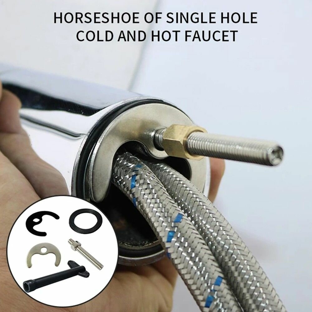 OZ-TRGO-Комплект для крепления крана, болт, шайба, гаечный ключ, пластина, моноблочный смеситель для раковины, часть инструмента, аксессуары