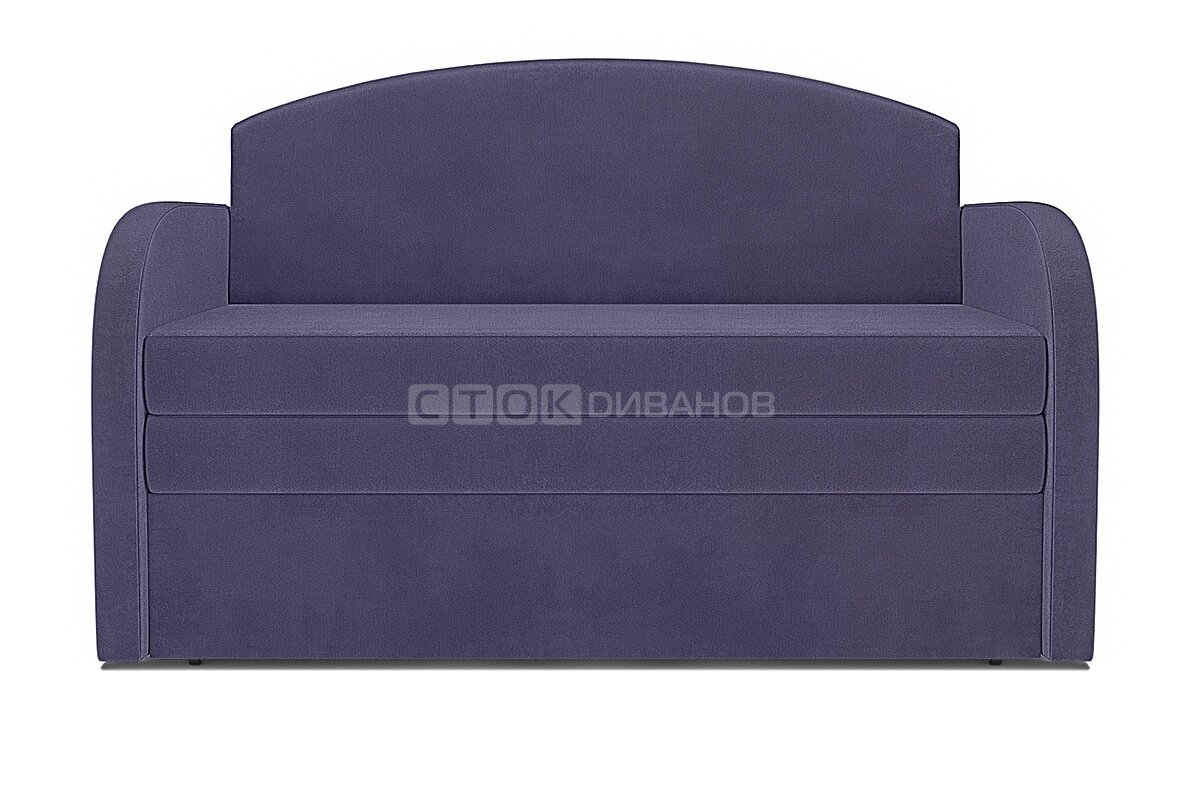 Диван Сток Диванов Рекс Lavender лавандовый 90 см, механизм выкатной, с ящиком для хранения